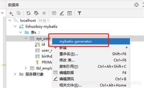 IDEA的Free Mybatis plugin插件mybatis generator使用选项说明 CSDN博客