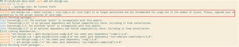 运行后提示 core js 报错 · issue 5 · zpfz vuepress theme antdocs · github