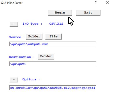 Inline Parser Training Inline Parser Training