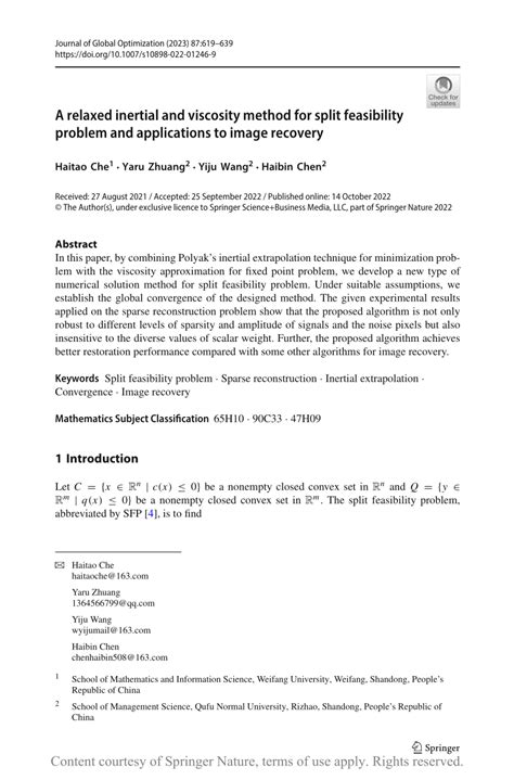 A Relaxed Inertial And Viscosity Method For Split Feasibility Problem