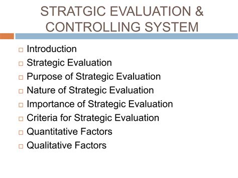 Unit 4 Strategy Implementation And Evaluation Pptx