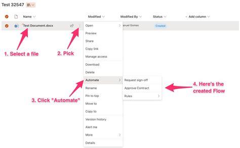 Power Automate Sharepoint For A Selected File Trigger Manuel T Gomes