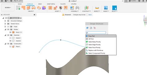 Solved Curve Projection To Surface Autodesk Community