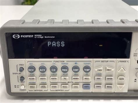 ピコテスト Picotest M3500a 6 1 2 デジタルマルチメータ Digit Multimeter