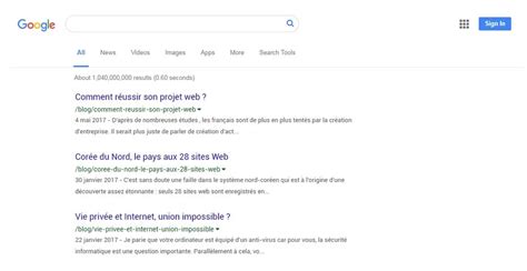 Joomla Override Google Serps Created By Web Eau Net