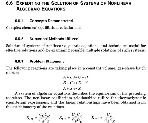 Solved 6 6 Expediting The Solution Of Systems Of Nonlinear
