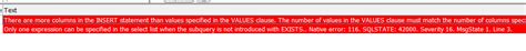 Mysql Erro No Insert There Are More Columns In The Insert Statement Than Values Specified In