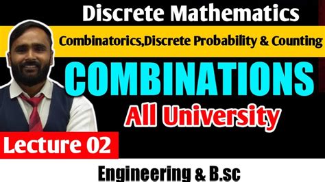 COMBINATORICS AND DISCRETE PROBABILITY COUNTING Combinations
