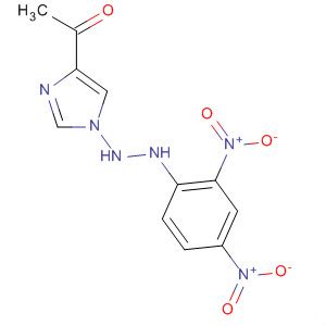 1h Imidazole 4 Acetaldehyde 24 Dinitrophenylhydrazone C11h10n6o4 分子