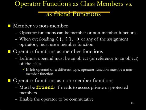 Ppt Operator Overloading Powerpoint Presentation Free Download Id