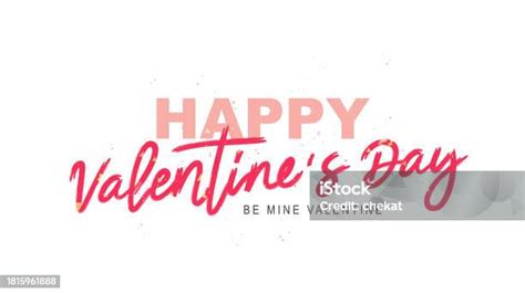 글자 아름다운 비문 해피 발렌타인 데이 발렌타인 데이를 위한 축제 배너 디자인을 위한 요소 건강관리와 의술에 대한 스톡 벡터 아트 및 기타 이미지 Istock