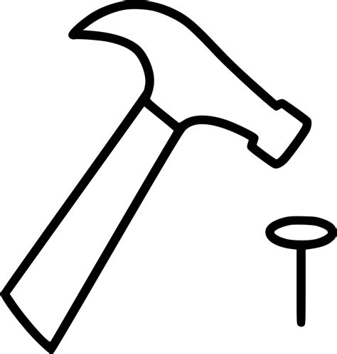 Hammer And Nail Comments Clipart Full Size Clipart 2100327