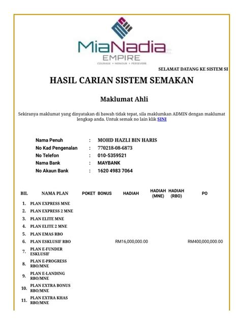 Hasil Carian Sistem Semakan Data Ahli Mne Group Pdf