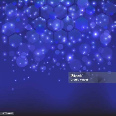 벡터 디지털 기술 배경 과학 의학을 위한 디자인 파란색 육각형 명함 의료 연구 또는 기술 혁신 온라인 웨비나 프레젠테이션 이벤트