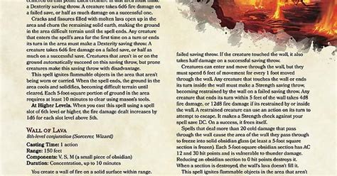 New Molten Lava Spells Dandd Unleashed Album On Imgur