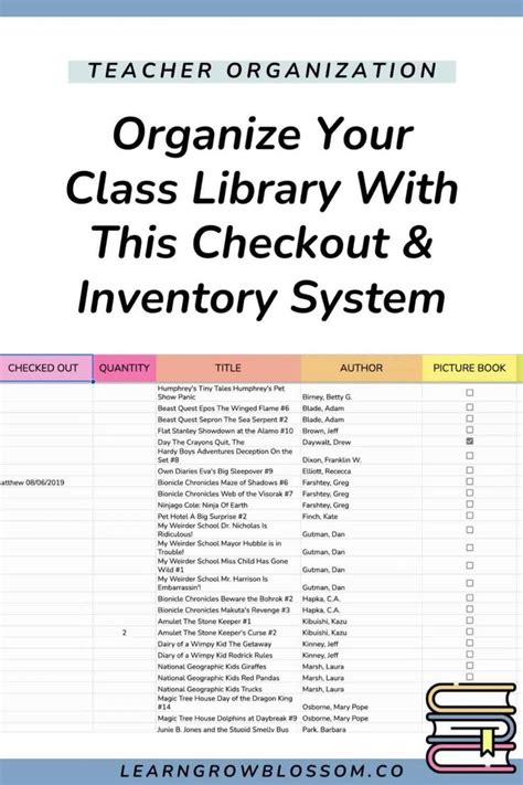 A Classroom Library Checkout System Is The Ultimate Classroom Library