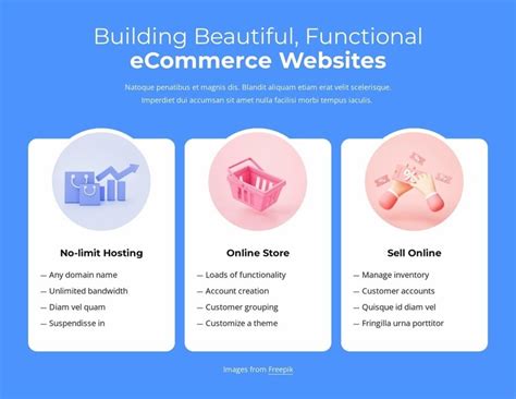 building ecommerce websites html code example by nicepage