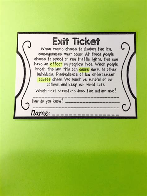 Exit Tickets To Assess Hillary S Teaching Adventures