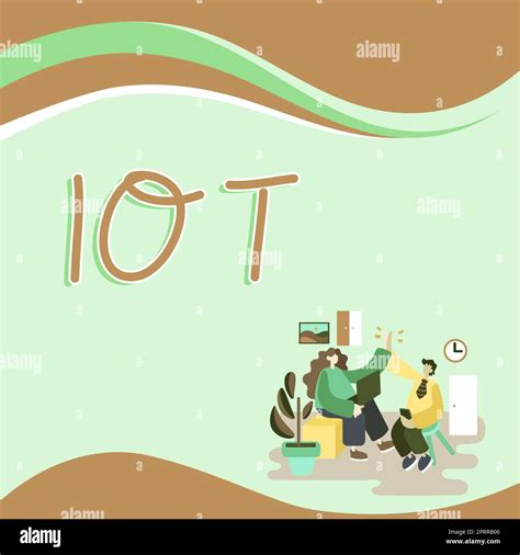 Conceptual Display Iot Concept Meaning Internet Of Things Transfer Data To Network Without Need