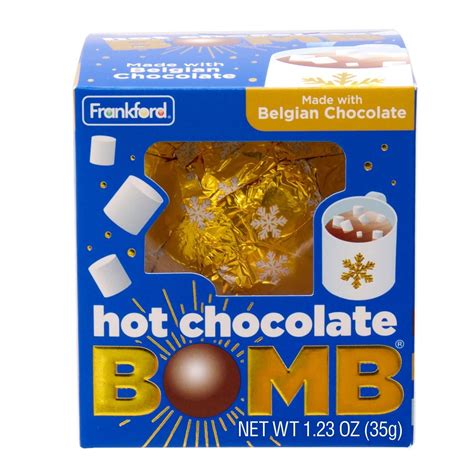 Frankford Holiday Belgian Milk Chocolate Hot Chocolate Bomb 123