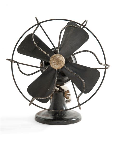 Vintage Black Metal Polar Cub Electric Fan