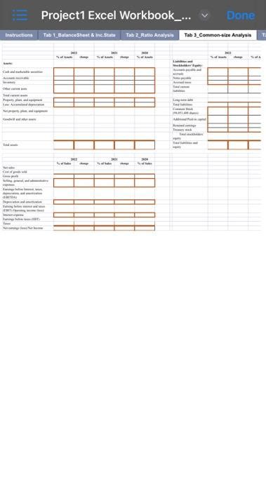 Project Excel Workbook Project Excel Chegg Com