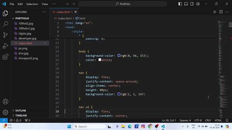 Video Shivansh Tiwari On Linkedin Webdevelopment Internship Personalportfolio Codsoft
