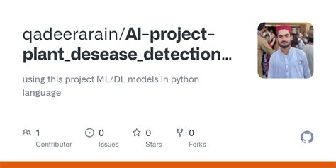 Ai Project Plant Desease Detection Using Ml Dl Models Plant Disease