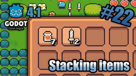 How To Make An Inventory In Godot 41 4 Stacking Items Tutorial Zeldalike Arpg In Godot
