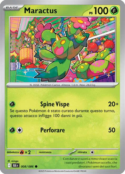 Maractus Luce Nera 8 Pokémon Central Wiki