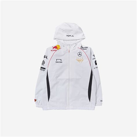 골 스튜디오 T1 2024 유니폼 월즈 자켓 화이트 논 마킹 버전 Kream