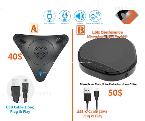 Microphone Voip Desktop Wired Microphonespeaker For Pc Laptop Office Meeting Video Price 4000