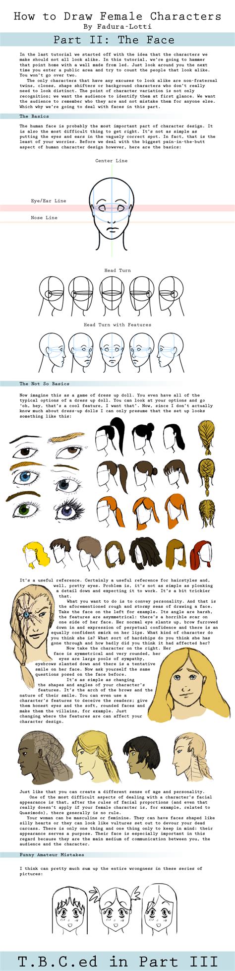How To Draw Female Characters2 By Fadura Lotti On DeviantArt