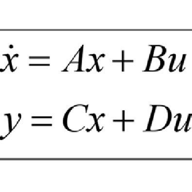 Block Representation Of The State Space Model In Simulink Download Scientific Diagram