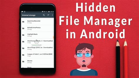 How To Find Hidden File Manager In Android Fastest Android File Manager Youtube