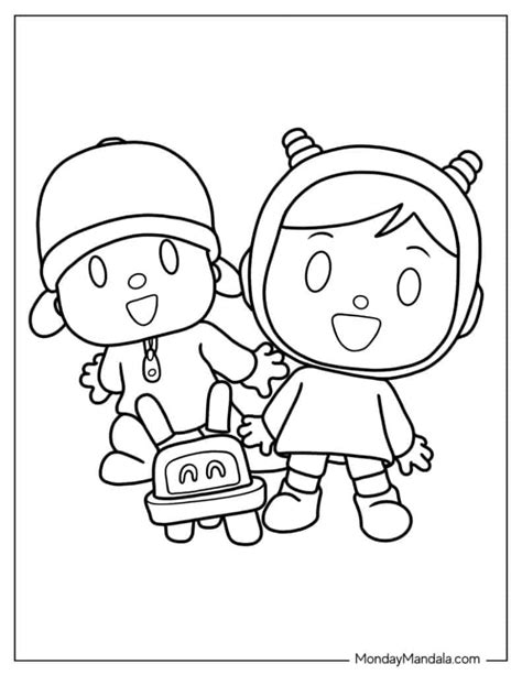 Pocoyo Coloring Pages