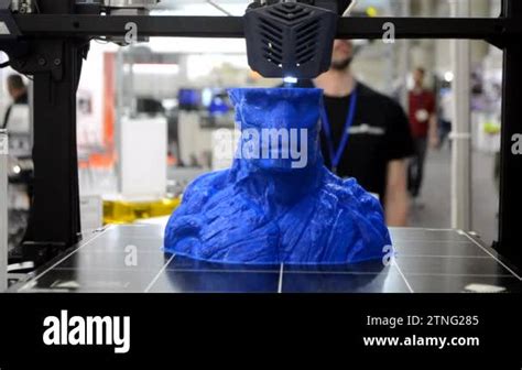 3d Printer Printing Object Close Up Process Creating Three Dimensional