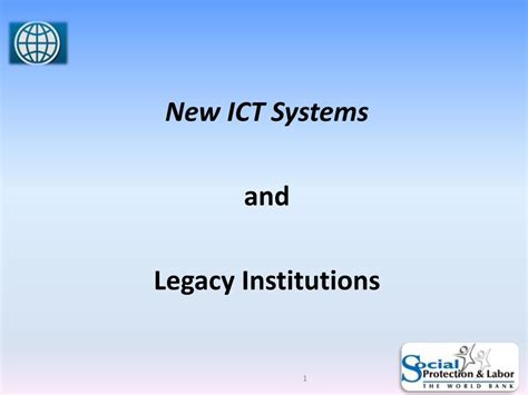 Pdf New Ict Systems World Bankict Function Organization