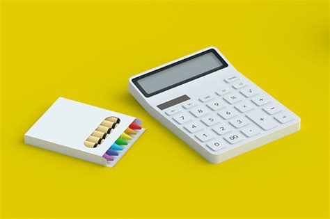 계산기와 다채로운 왁스 연필 세트 학교 개념으로 돌아갑니다 사무용품 금융 위기 가정 가족 예산 고등 교육 3d 렌더링 3차원 형태에 대한 스톡 사진 및 기타 이미지 Istock