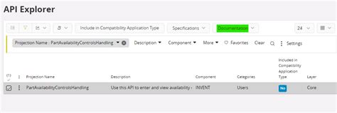 aurena projection availability control id ifs community