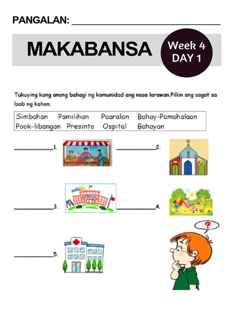 Grade 2 Makabansa Week 4 Pdf