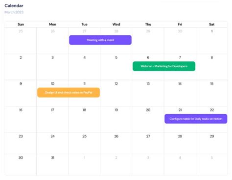 16 Tailwind Calendars You Can Download