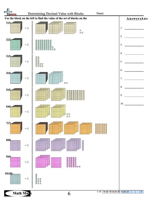 Determining Decimal Value Visual