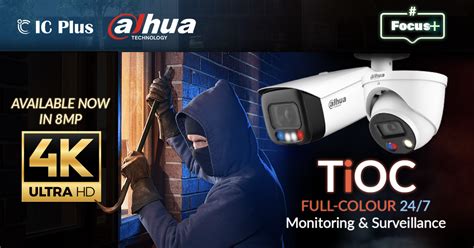 Dahua Tioc 3 In 1 Cameras Full Colour Active Deterrence And Ai