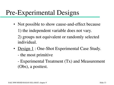 Experimental Design Template