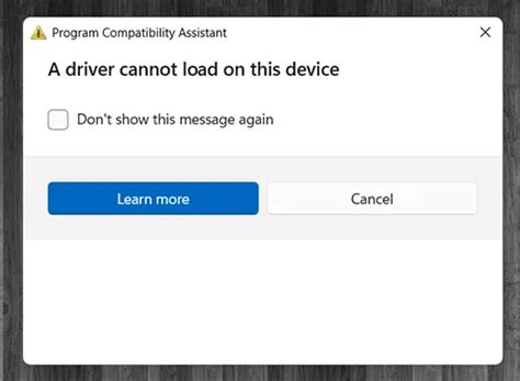 Windows 11 ขึ้น A Driver Cannot Load On This Device” คืออะไร แก้ไข