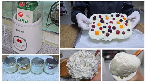 찐주부요즘 핫한 그릭요거트를 다양한방법으로 즐겨보세요~대파 베이컨그릭요거트오버나이트 오트밀파이브베리그릭요거트그레놀라그릭요거트 Youtube