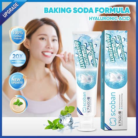 【hot Sale】scoban Toothpaste Teeth Whitening Toothpaste Sodium Hyaluronate Reduces Plaque