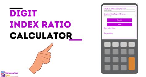 Digit Index Ratio Calculator