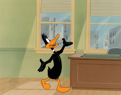 Darrell Van Citters Looney Tunes Quackbusters Original Production Cel Daffy Duck For Sale At